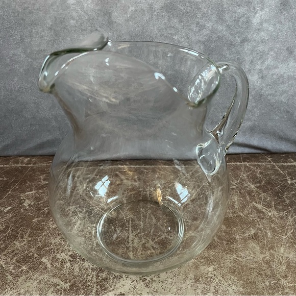 Dining | Vintage Kool Aid Style Tea Lemonade Clear Glass Handheld ...